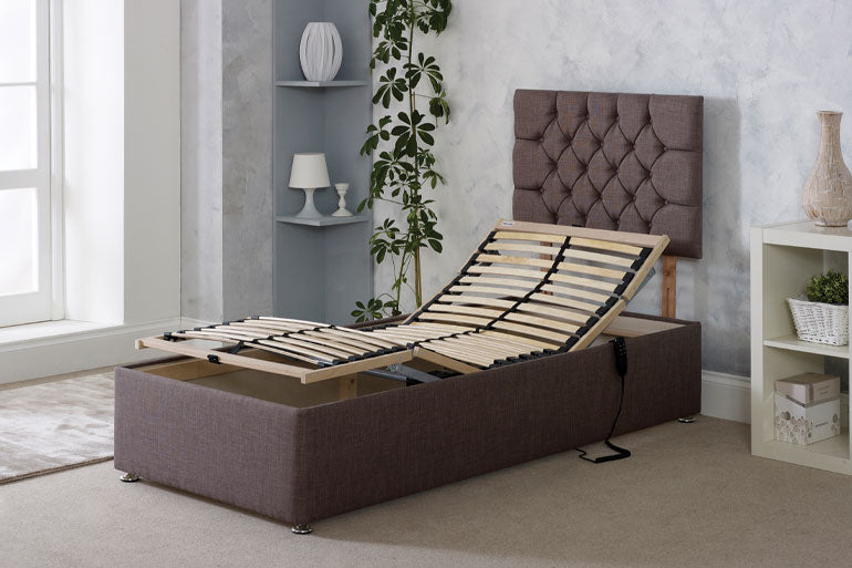 Adjust-A-Bed Eclipse Single Adjustable Bed - Beds on Legs