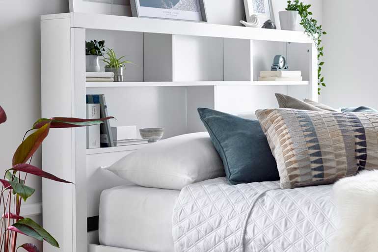 Arizona Wooden Ottoman Storage Bed - Beds on Legs