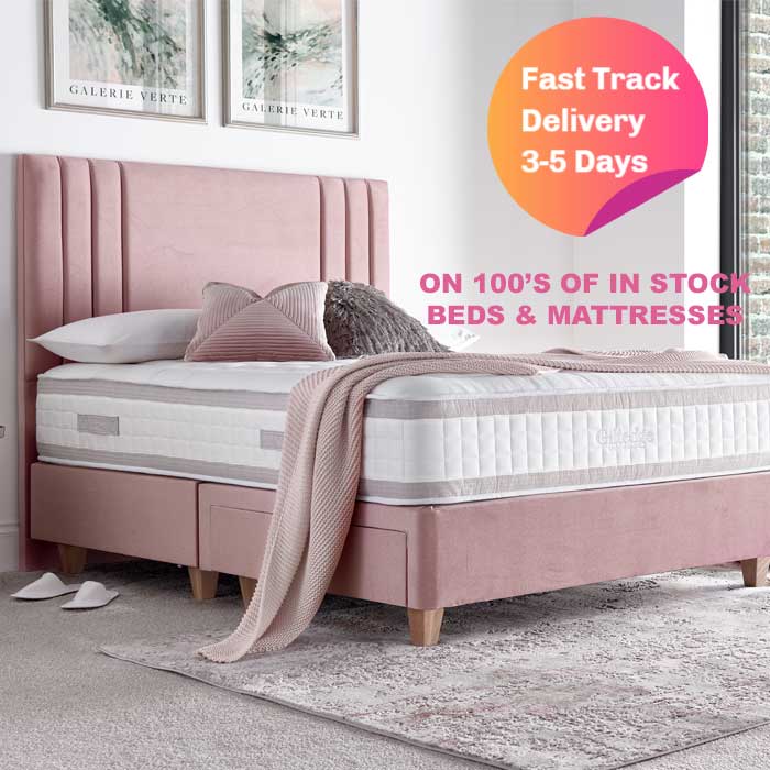 Beds, Ottoman Beds, Fabric Upholstered Beds, Double & King Size Beds